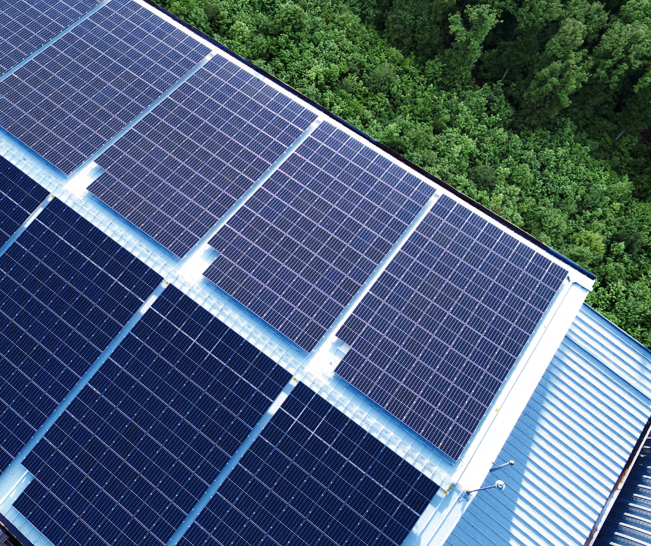 Save with solar panels on your steel building.